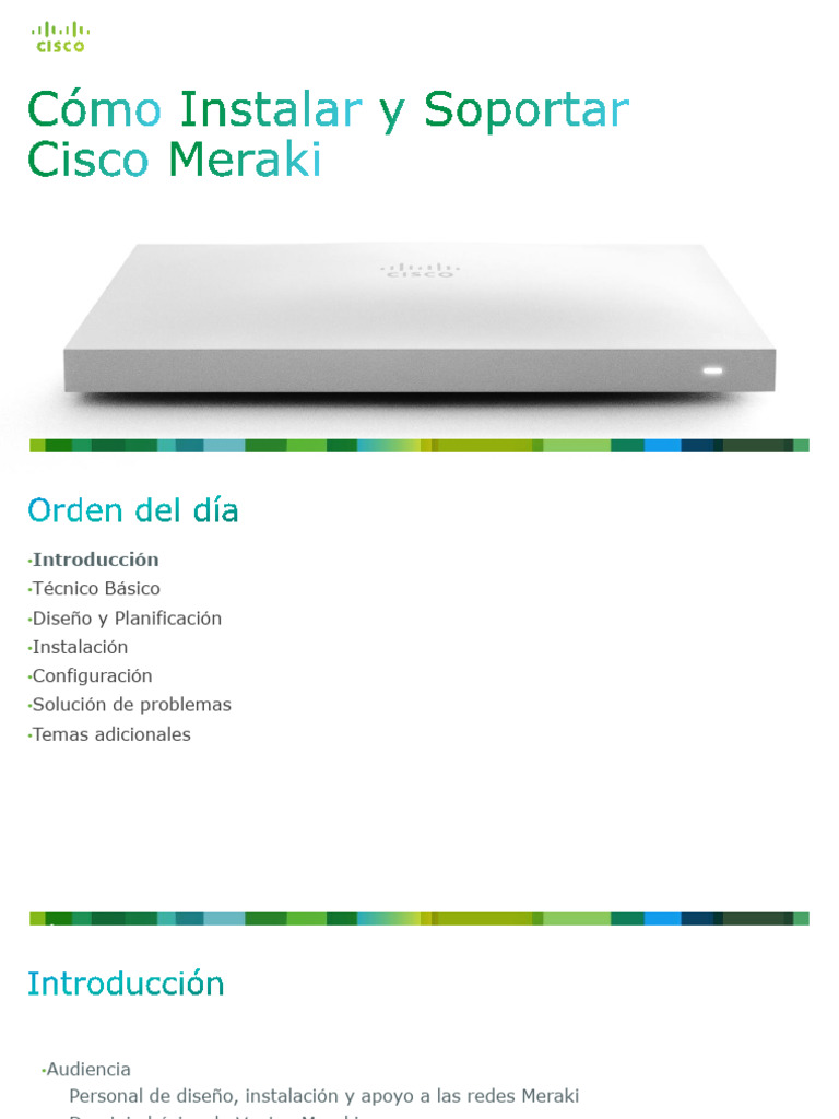 Cisco Meraki Training | PDF | Protocolos de internet | Ieee 802.11