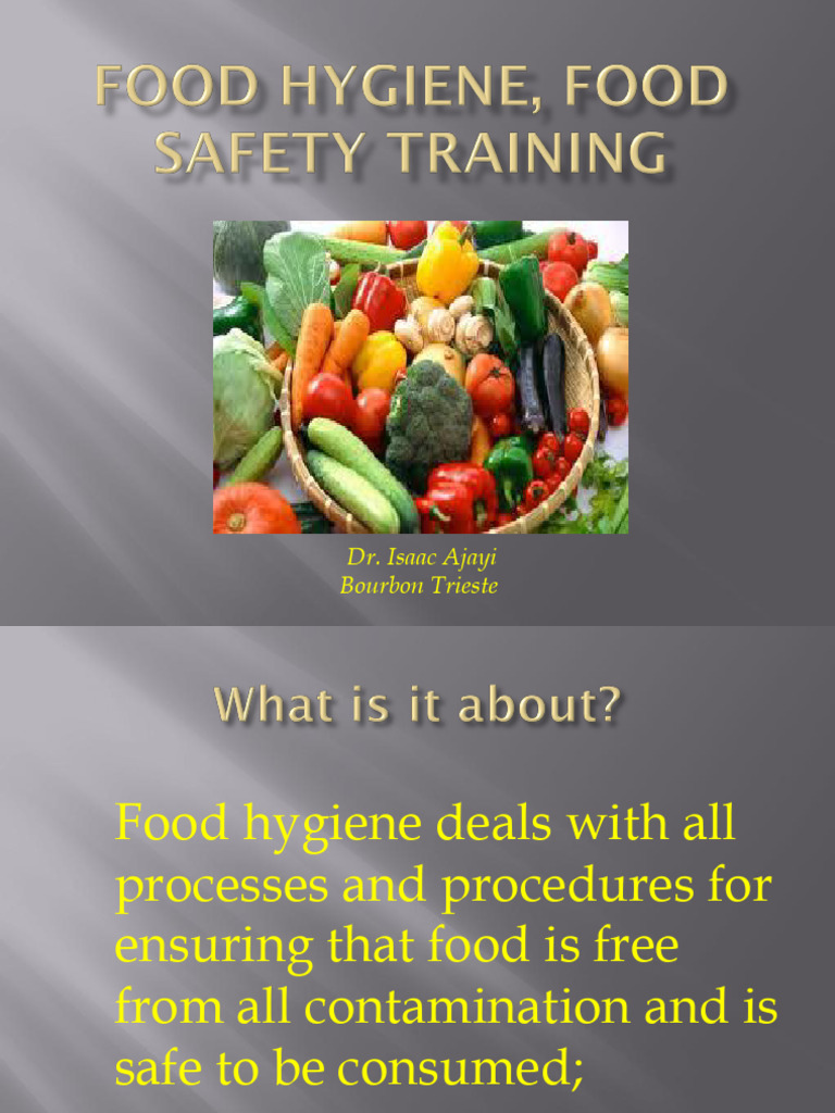 Food Hygiene, Food Safety Training | PDF | Food Safety | Refrigerator