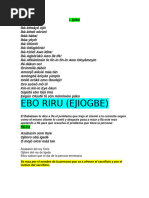 Ritual de Ebbo Riru en Ifá | PDF | Religión y creencia