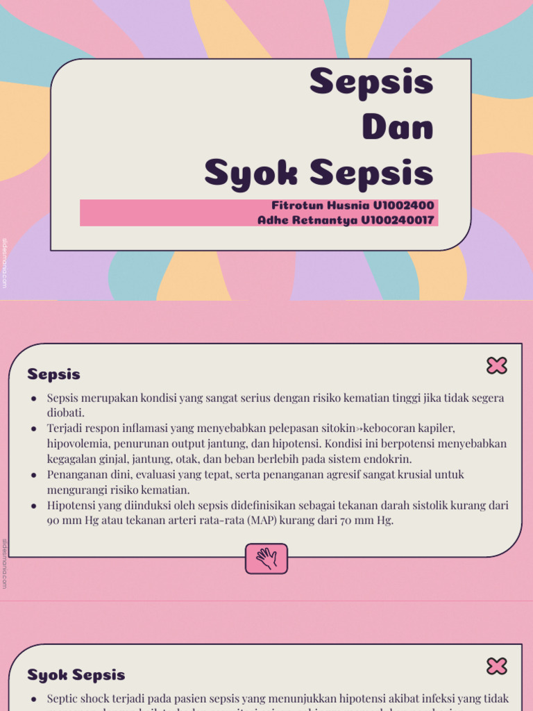 Manajemen Syok Septik dalam Sepsis | PDF