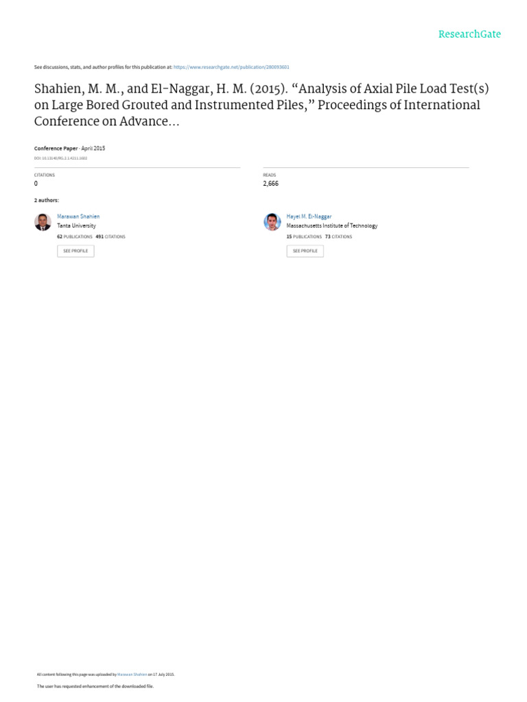 Analisis Grouting Test Pile | PDF | Deep Foundation | Geotechnical ...