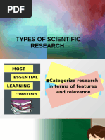 Types of Scientific Research Explained | PDF | Scientific Method ...