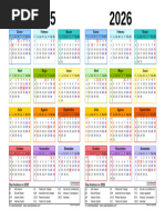Calendario 2005 Completo | PDF