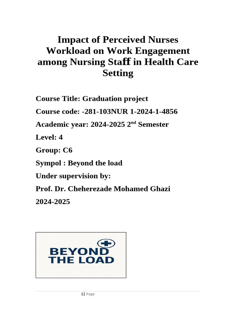 Nurses' Workload Impact on Engagement | PDF | Workload | Nursing