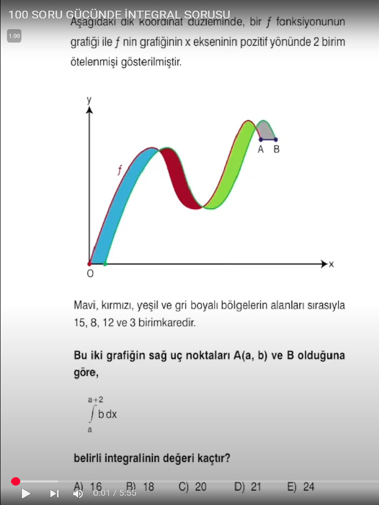 100 SORU GÜCÜNDE İNTEGRAL SORUSU YouTube Google Chrome 8.05.2025 21 - 04 - 52 | PDF