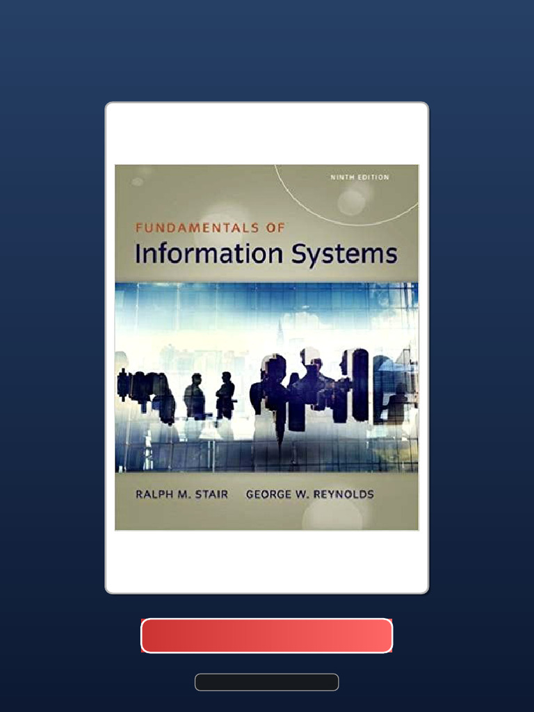 Full Chapter of Fundamentals of Information Systems 9th Edition by ...