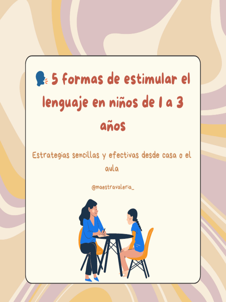 ¿Como Estimular El Lenguaje en Niños de 1-3 Años | PDF | Comunicación ...