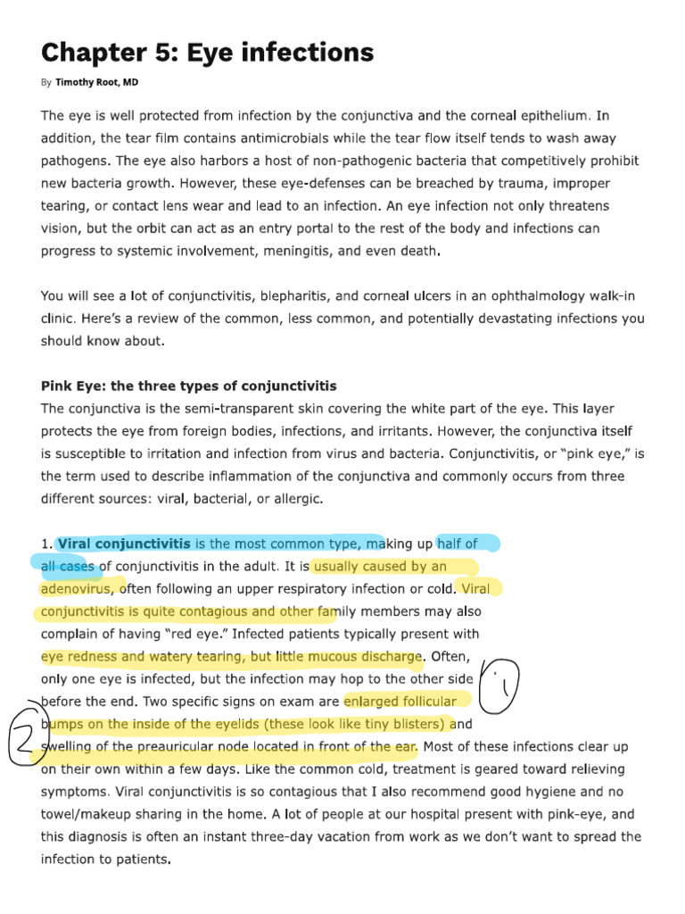 Tim Root CH 5 Infections | PDF