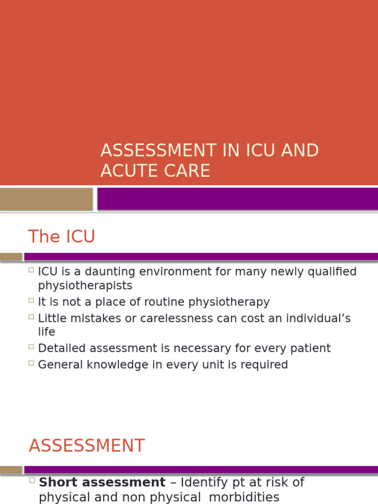 Assessment in Acute Care and ICU 2 | PDF | Respiratory System | Breathing