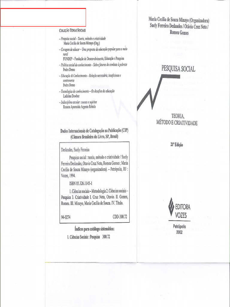 Minayo Pesquisa Social | PDF