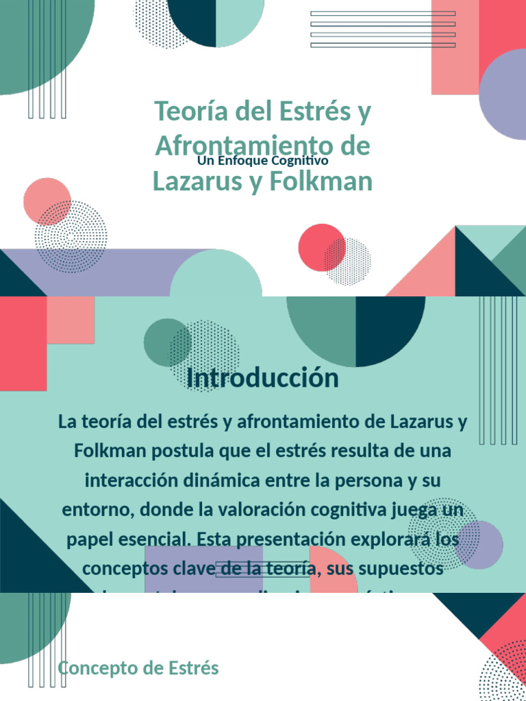 Teoría Del Estrés y Afrontamiento de Lazarus y Folkman: Un Enfoque Cognitivo | PDF