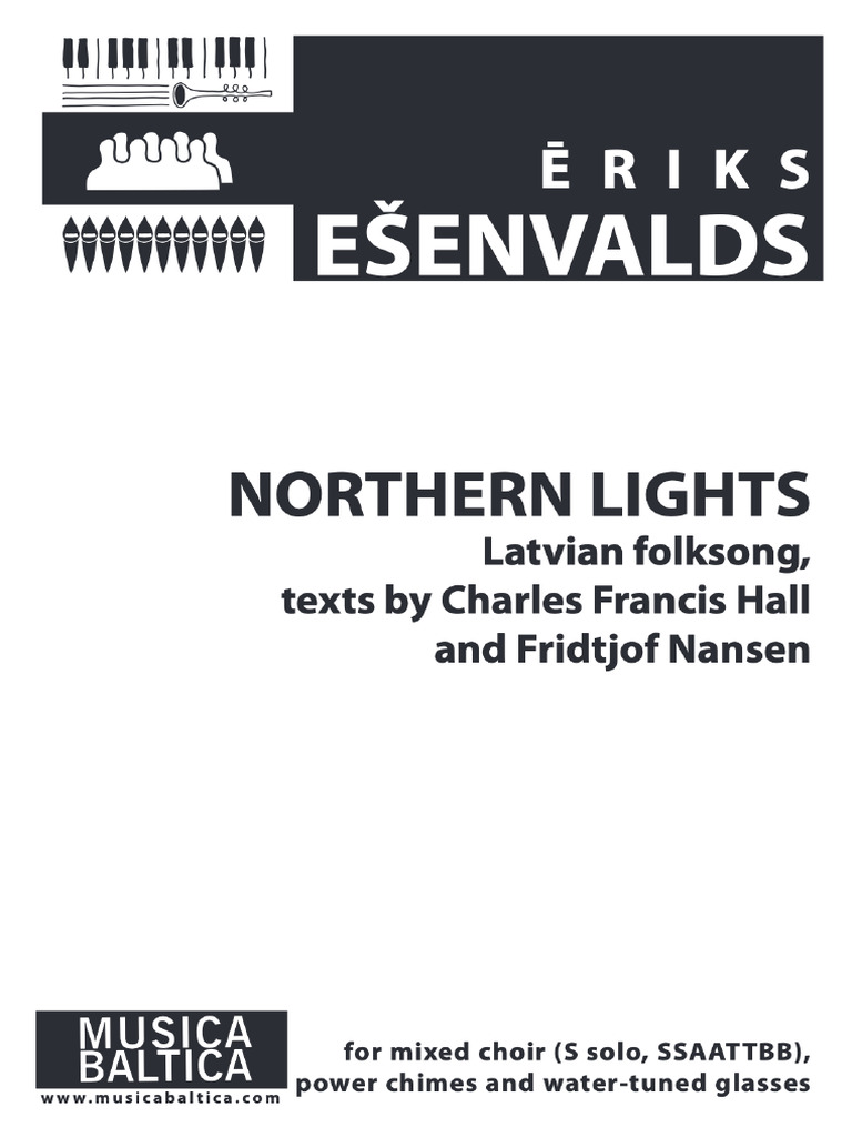 1º Northern Lights - Eriks Esenvalds | PDF