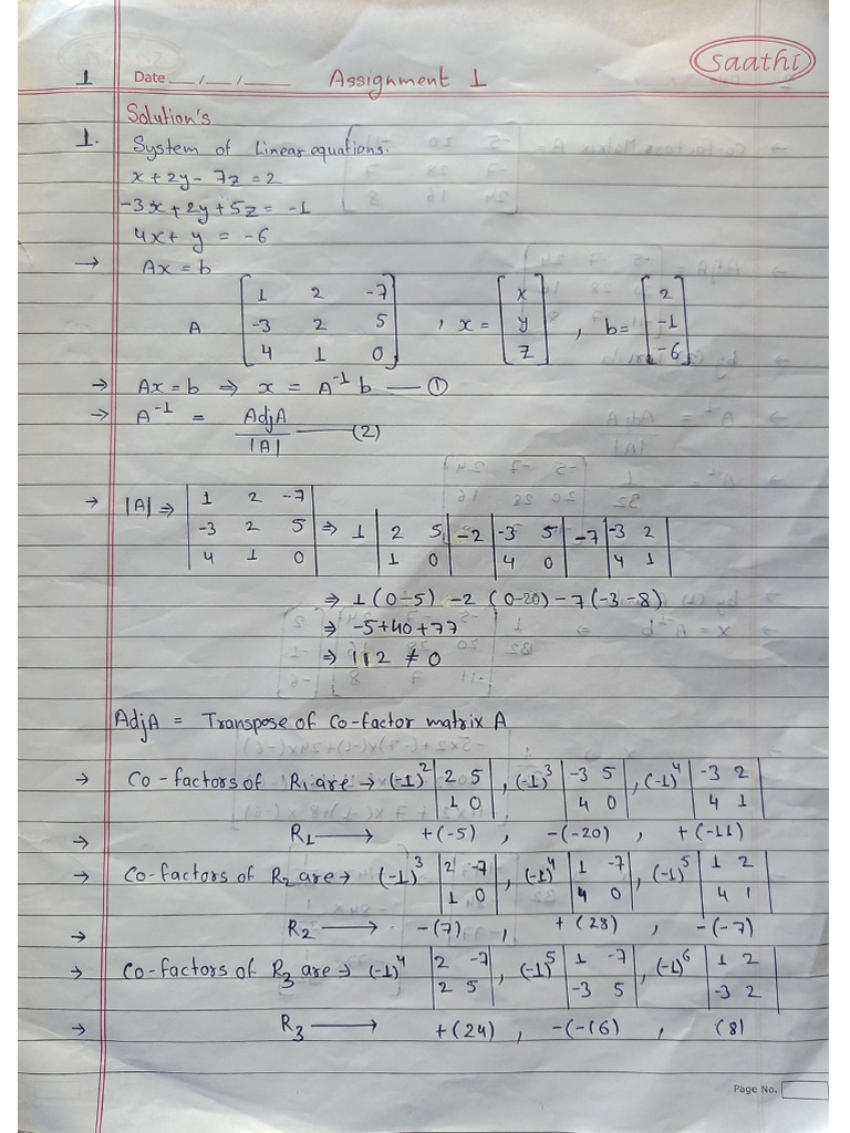 FOAM II Assignment I | PDF