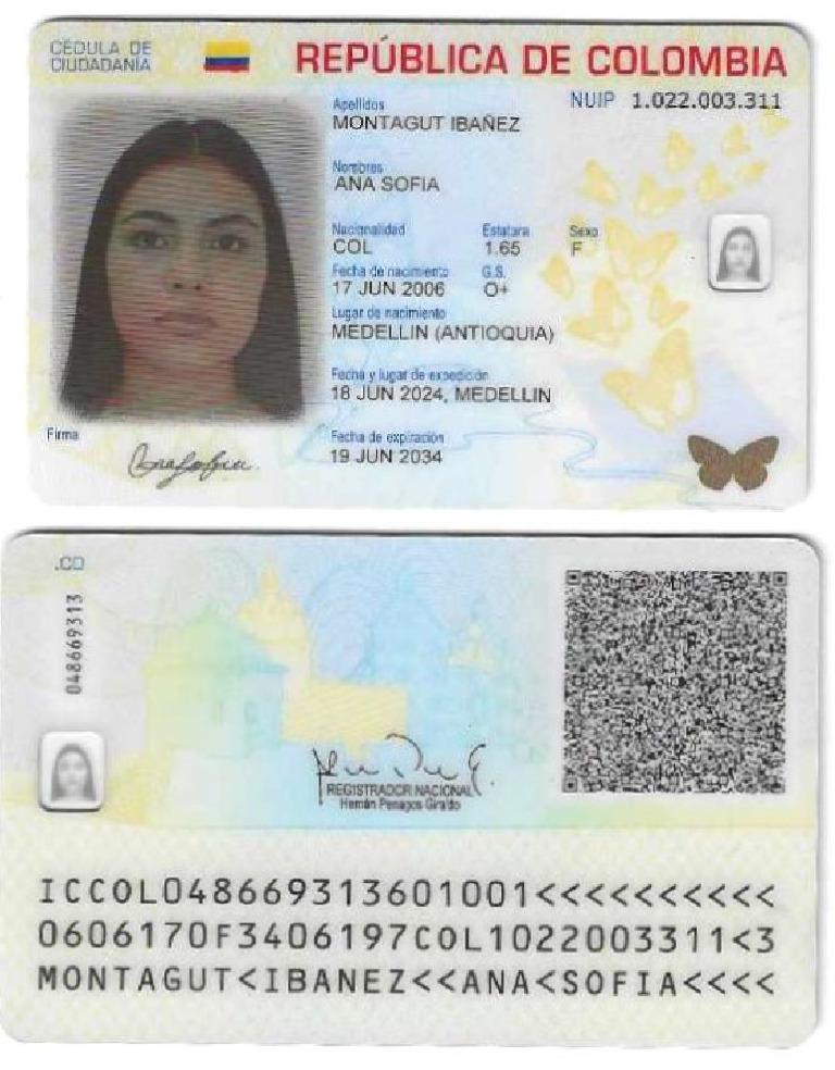 Cedula Ana Sofia Montagut | PDF