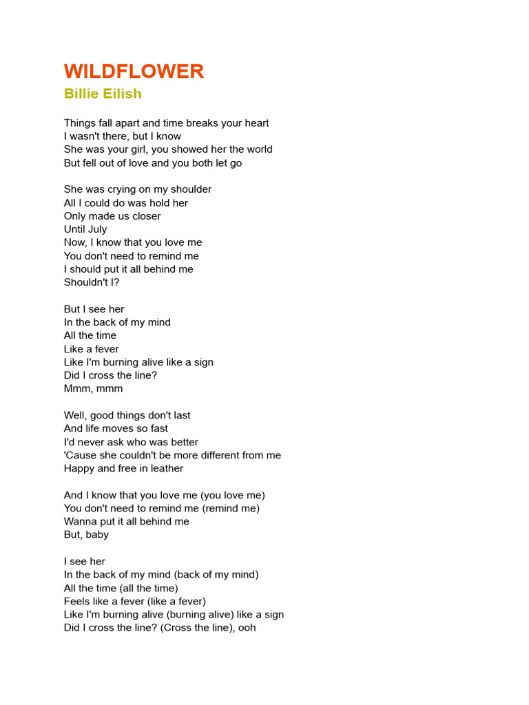 WILDFLOWER | PDF