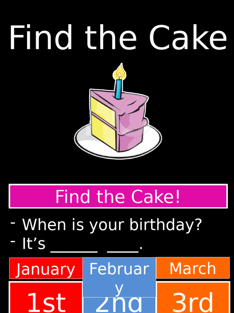 Birthday Guessing Game Warm Up | PDF