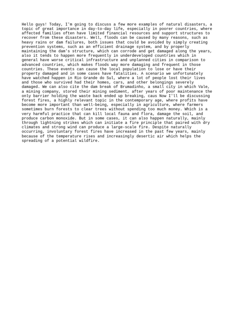 Speaking Showcase Roteiro | PDF