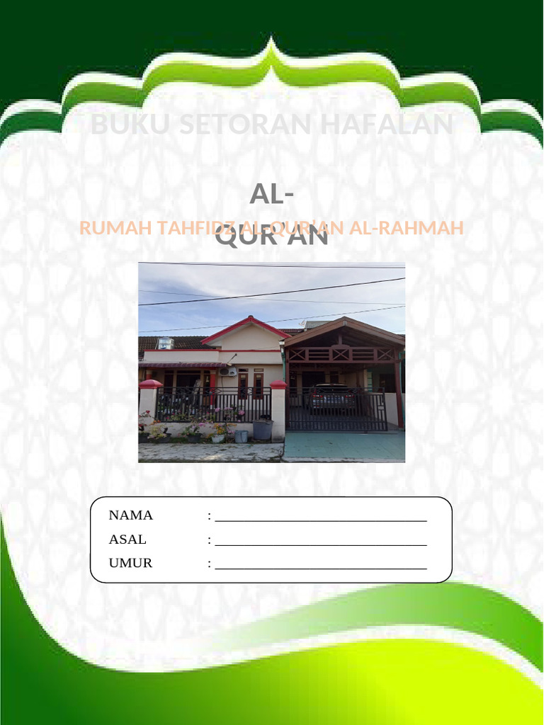 Buku Setoran Hafalan | PDF