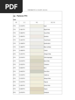 PPG Color Chart and Swatches | PDF | Foods