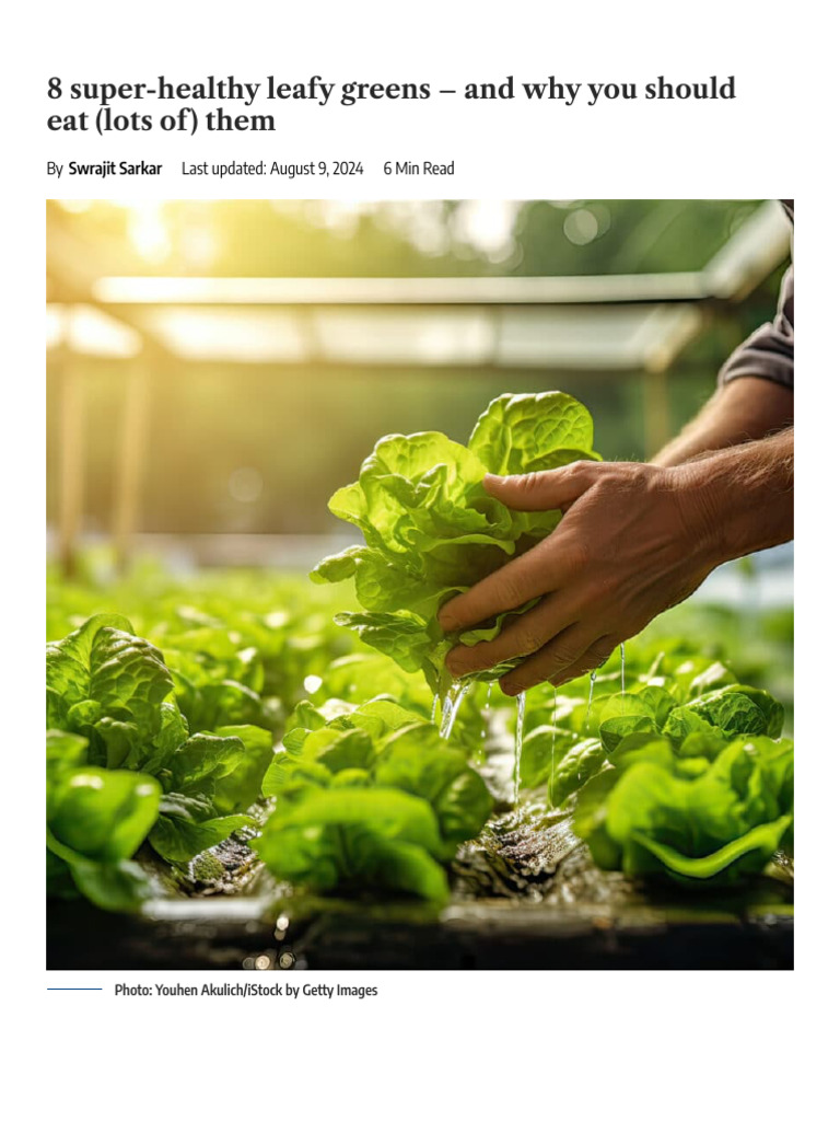 8 Super-Healthy Leafy Greens - and Why You Should Eat (Lots Of) Them ...