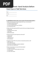Hand Spa Tools, Supplies and Equipment | PDF