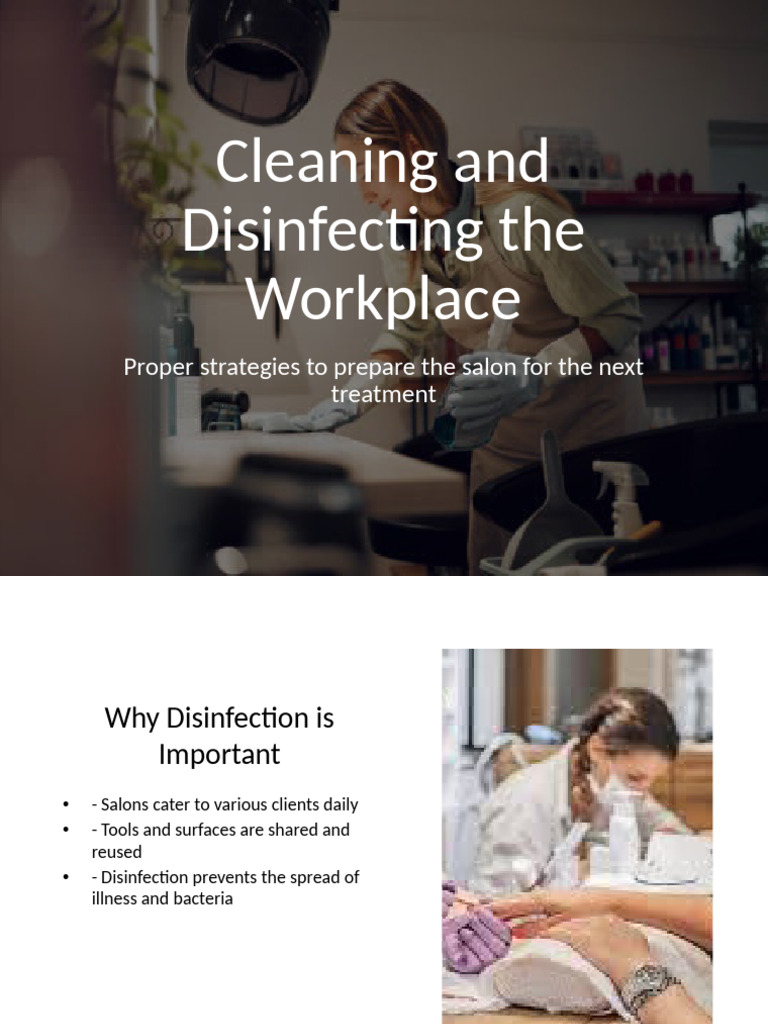 Effective Workplace Disinfection Guide | PDF