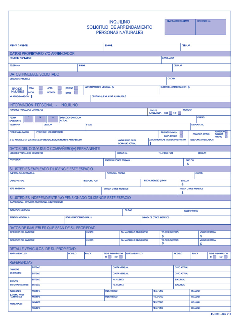 Solicitud Ejemplo | PDF
