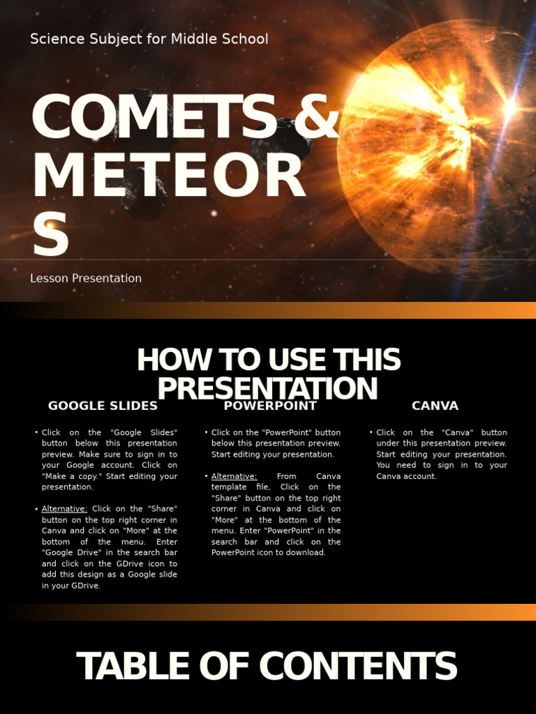 Asteroid, Comets & Meteors | PDF | Planetary Science | Local ...