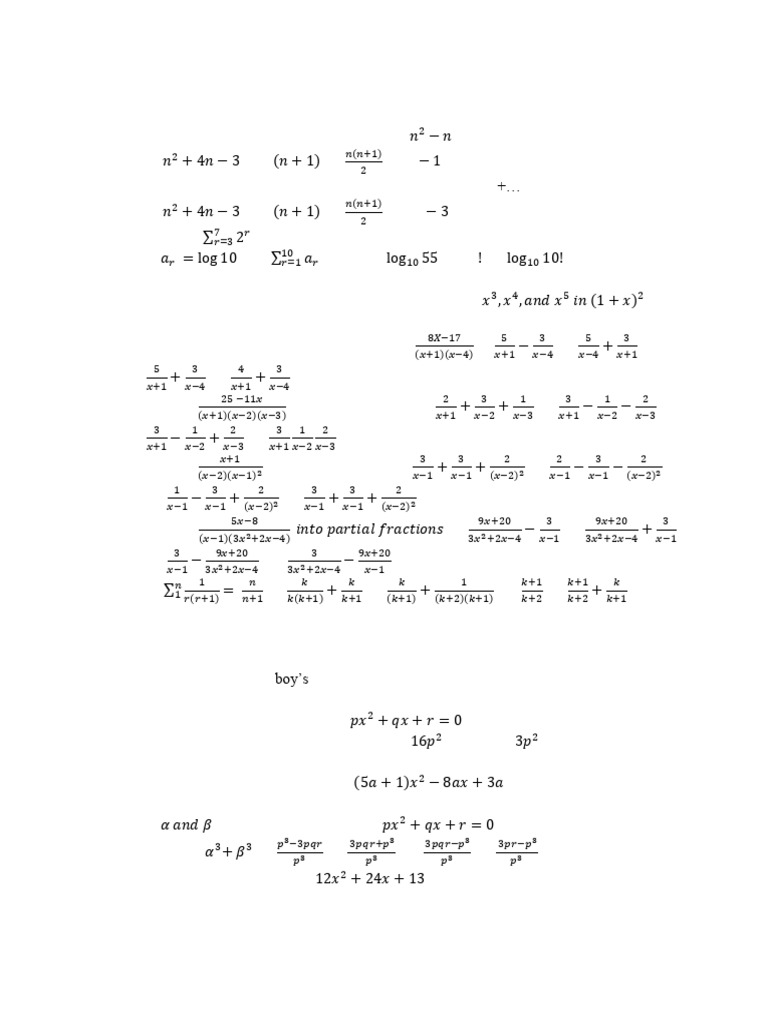 Quantum MTH 101 Review Questions | PDF | Abstract Algebra | Elementary ...