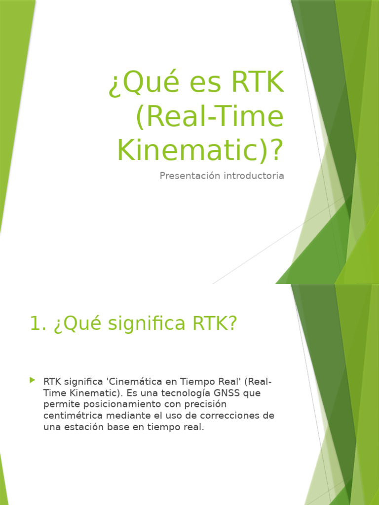 Presentación RTK | PDF