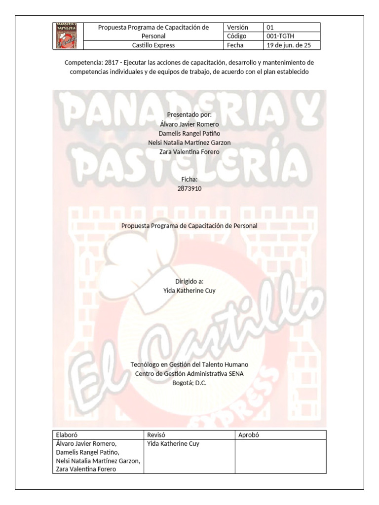 Entregable Capacitacion | PDF