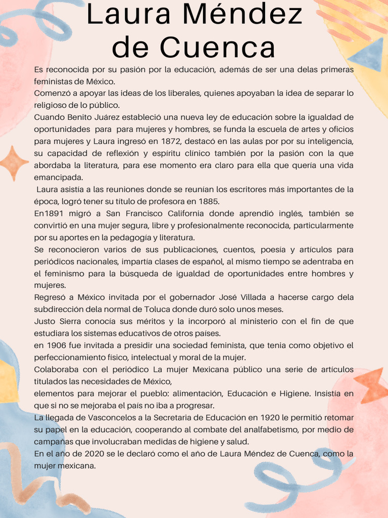 Laura Méndez de Cuenca | PDF