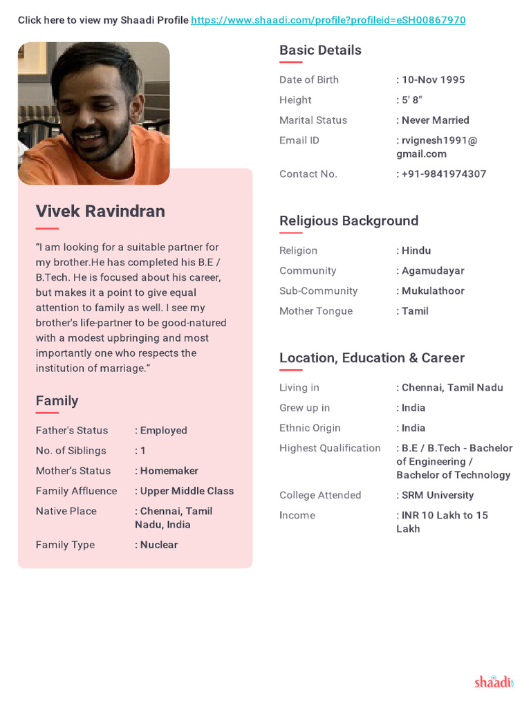 Biodata | PDF