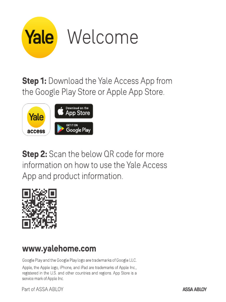 Yale Access Quick Start Guide | PDF