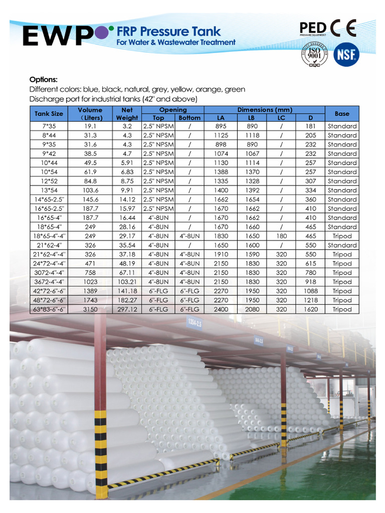 Puregen Ewp FRP Tank 2 | PDF