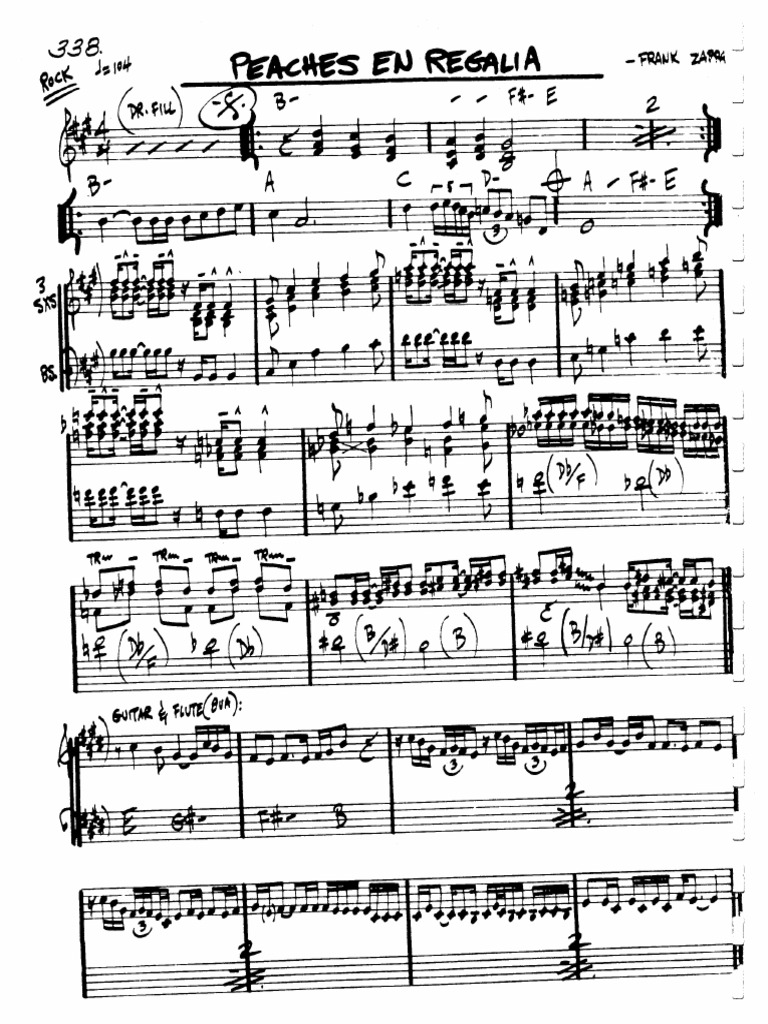 Peaches en Regalia | PDF