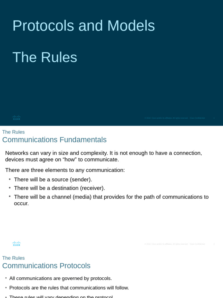 Protocols and Models | PDF | Osi Model | Computer Network