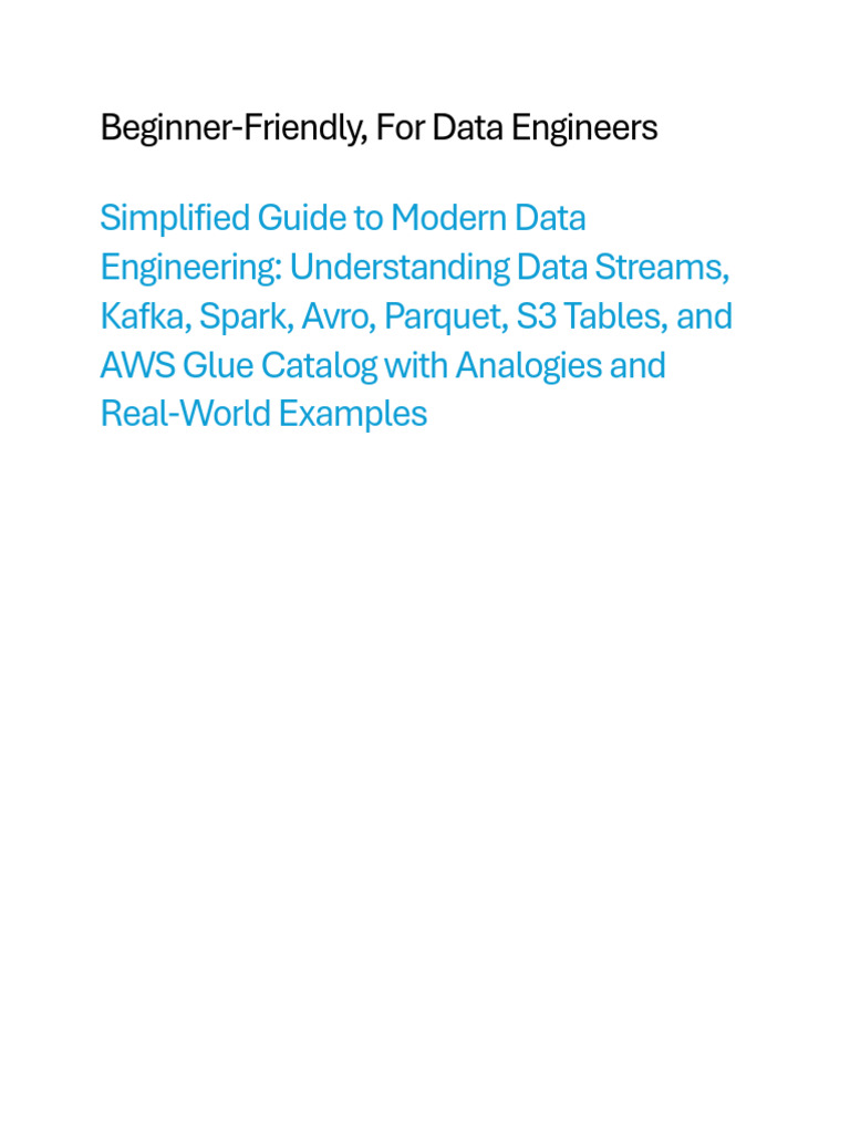 Cloud-Agnostic Data Engineering Architecture For Real-Time I | PDF ...