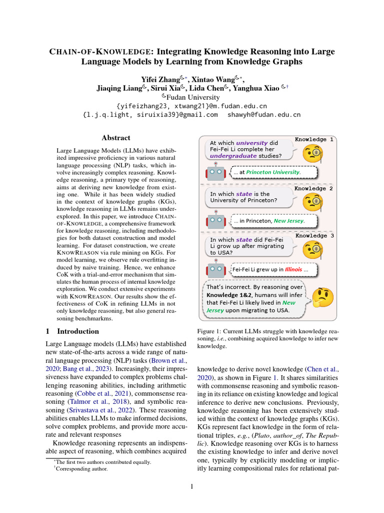 Enhancing LLMs with Knowledge Reasoning | PDF | Knowledge | Reason