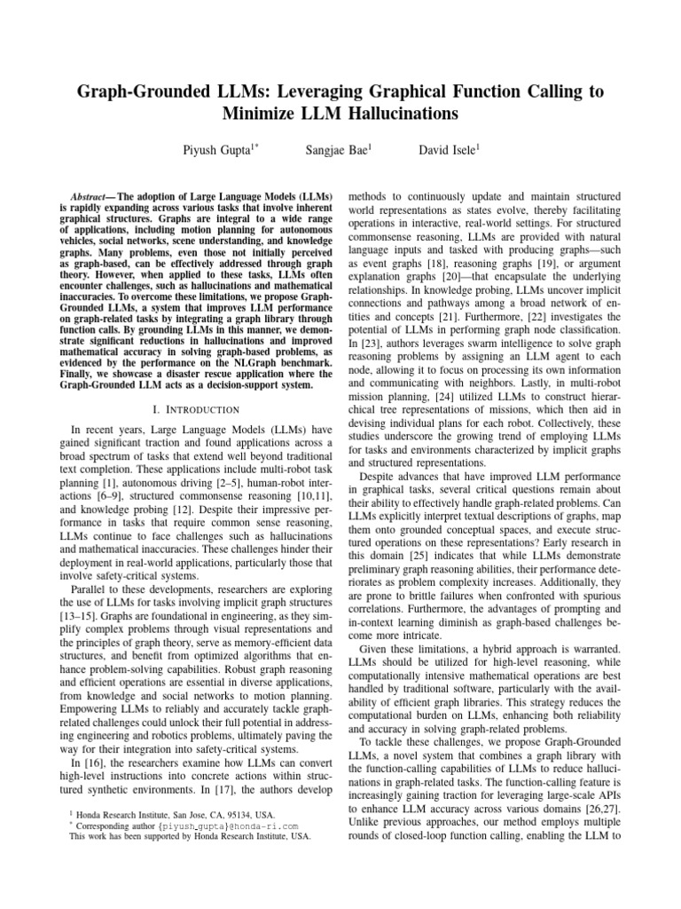 Graph-Grounded LLMs to Reduce Hallucinations | PDF | Vertex (Graph ...