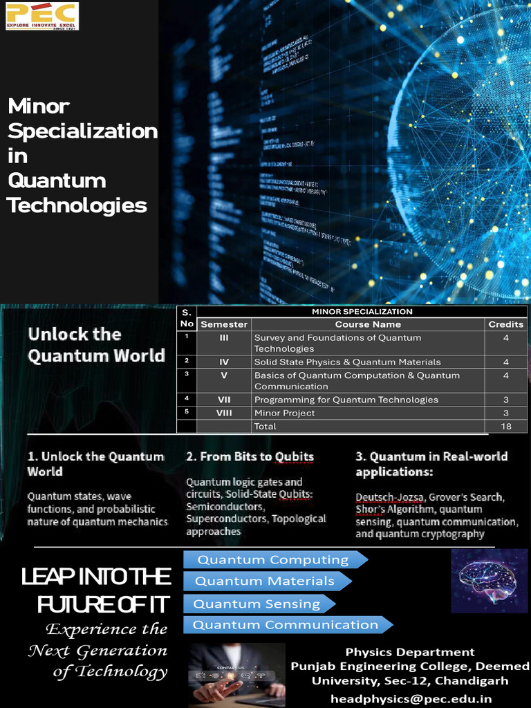 Pec Minors Quantum Technologies | PDF