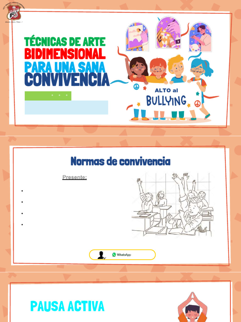 Cvii-uda1-Act1-Ppt-técnicas de Arte Bidimensional para Una Sana Convivencia | PDF | Dibujo | Collage