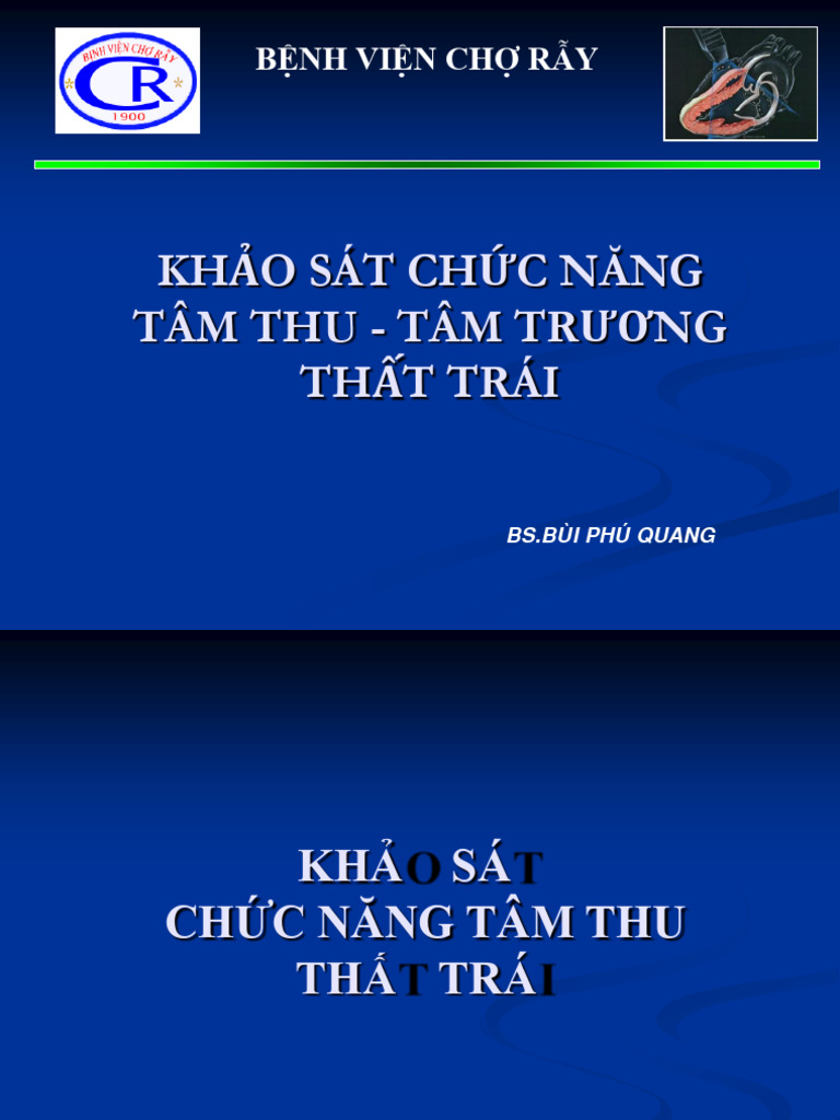 SA Khao Sat Tam That Trai Tim | PDF
