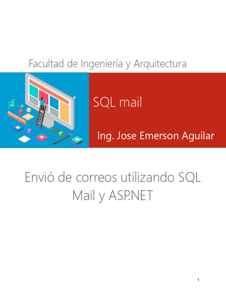 P.13 MVC - Envio de Correos Utilizando SQL Mail y | PDF | Servidor SQL de Microsoft | Gmail