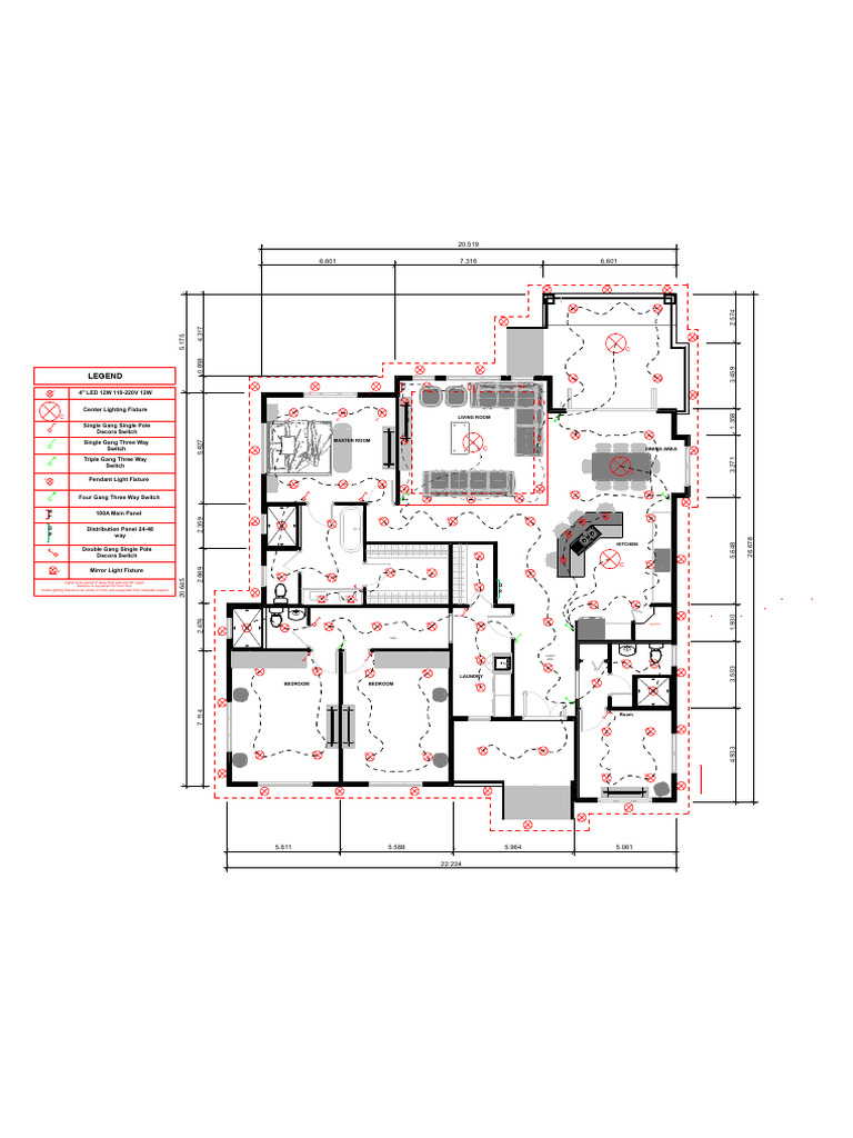 Lighting and Electrical Plan Guide | PDF | Domestic Life | Home Economics