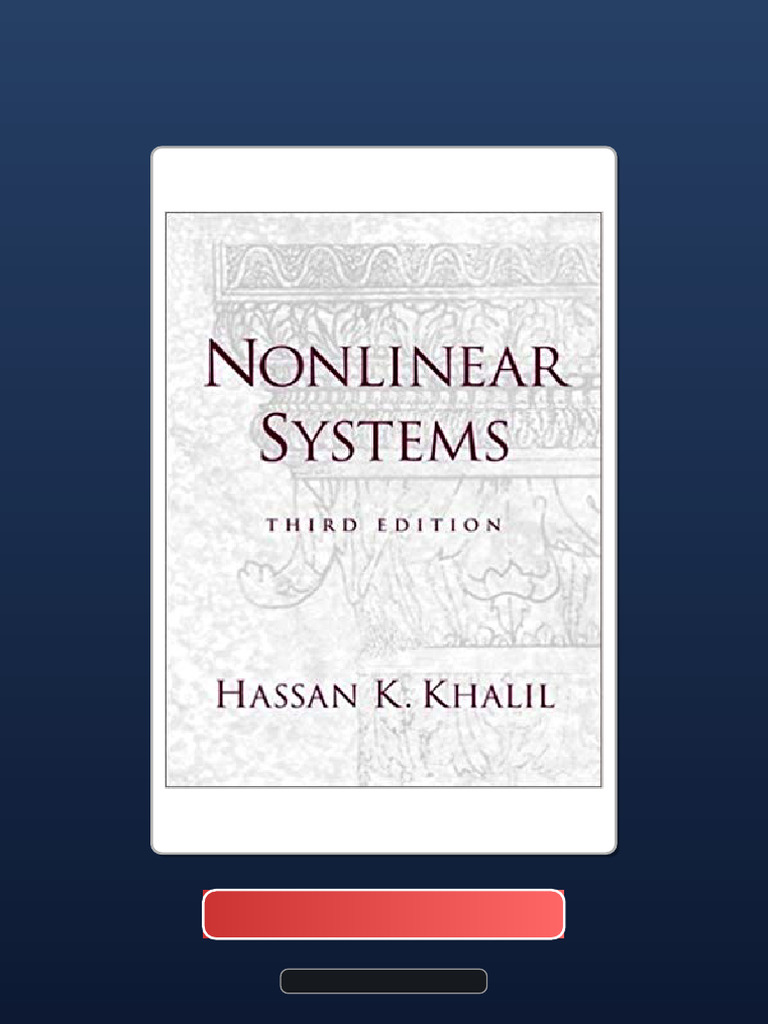 Verified PDF Download Nonlinear Systems 3rd Edition by Hassan K Khalil ...
