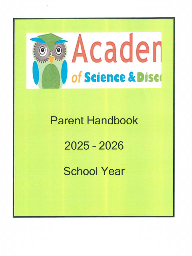 X Parent Handbook 2025-2026 | PDF