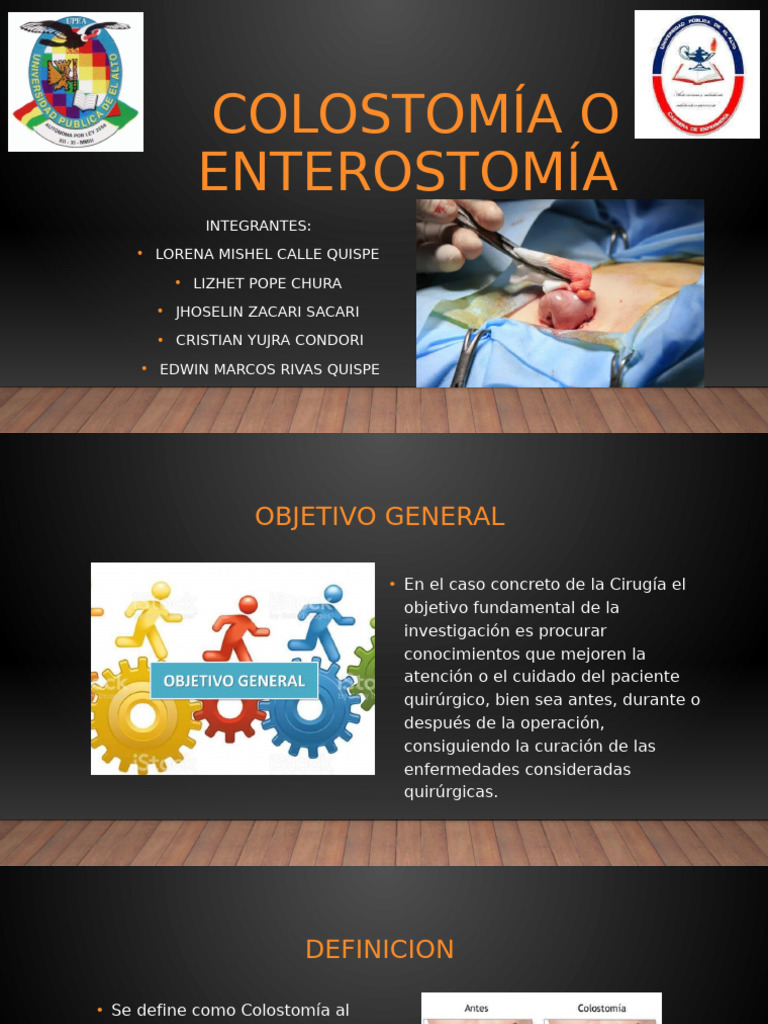 Cuidados y Tipos de Colostomía | PDF | Medicina CLINICA ...