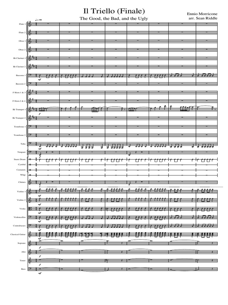 Il Triello Excerpt Ennio Morricone | PDF