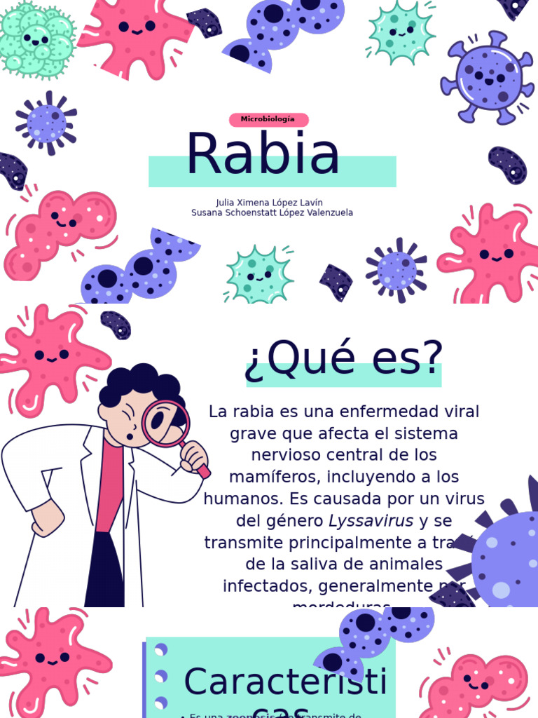 Microbiología de la Rabia Viral | PDF | Rabia | Especialidades Medicas